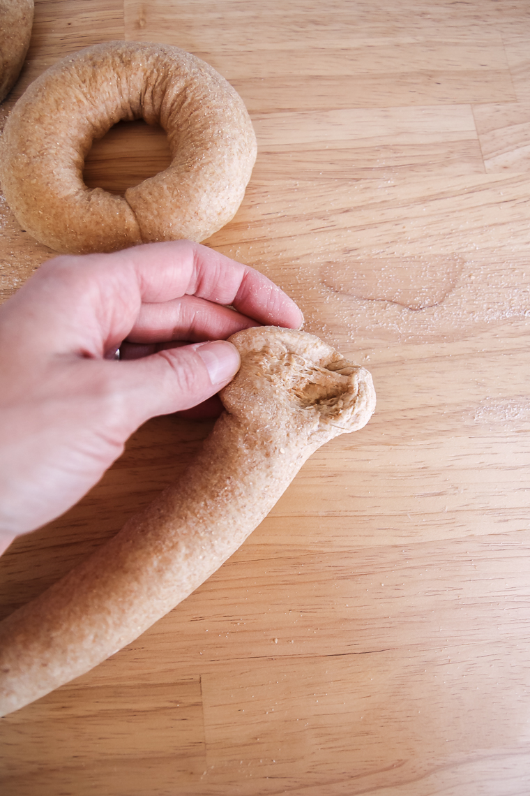Whole Wheat Sourdough Bagels - Aberle Home