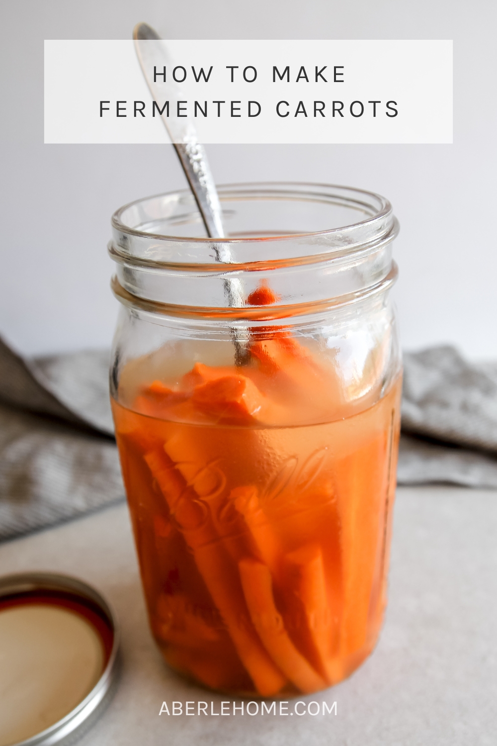 Easy Fermented Carrots - Aberle Home