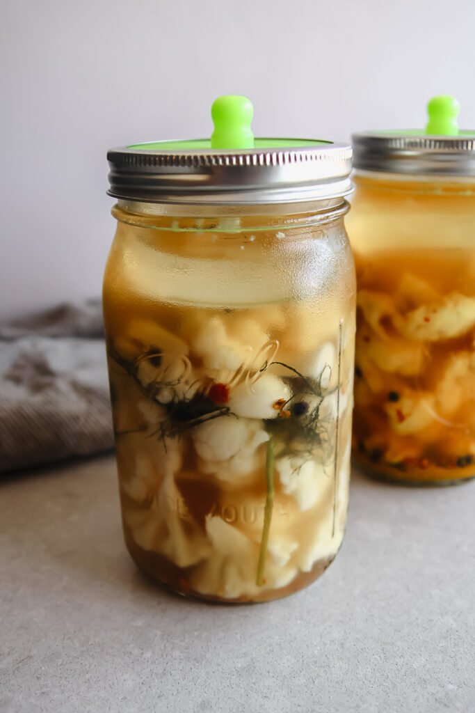 Easy Lacto-Fermented Cauliflower - Aberle Home